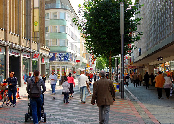 Calles comerciales peatonales | Blog Unagras Central de Compras
